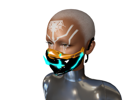 Second Life Marketplace - Cyber Samurai claw mask