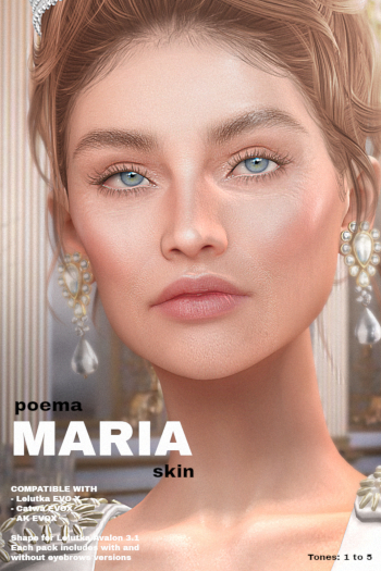 Second Life Marketplace - poema - Maria Shape (wear to unpack)