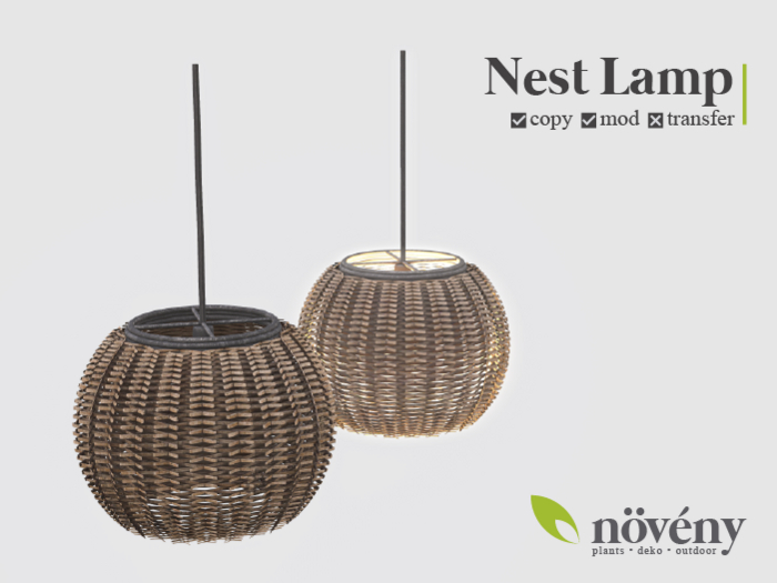 Second Life Marketplace - Noveny - Nest Lamp - Addme BARU