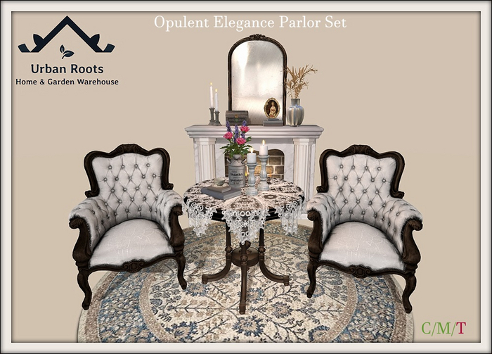 Second Life Marketplace - UR Opulent Elegance Parlor Set (PG)