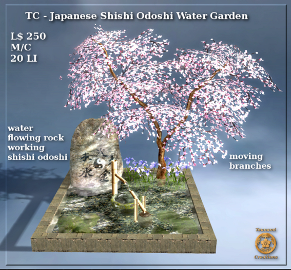 Second Life Marketplace - TC - Shishi Odoshi Water Garden