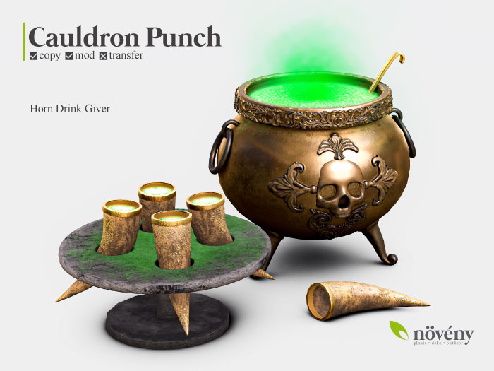 Second Life Marketplace - Noveny - Cauldron Punch - AddMe