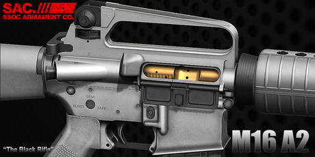 Second Life Marketplace - MESH[SAC] M16 A2 Rifle v1.12 Full Box(Wear Me!)