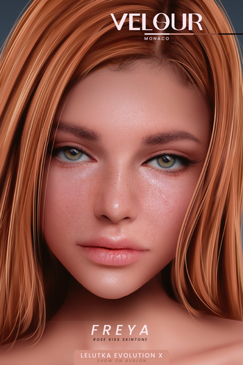 Second Life Marketplace - VELOUR: FREYA SKIN for EVO X (BLUSH)