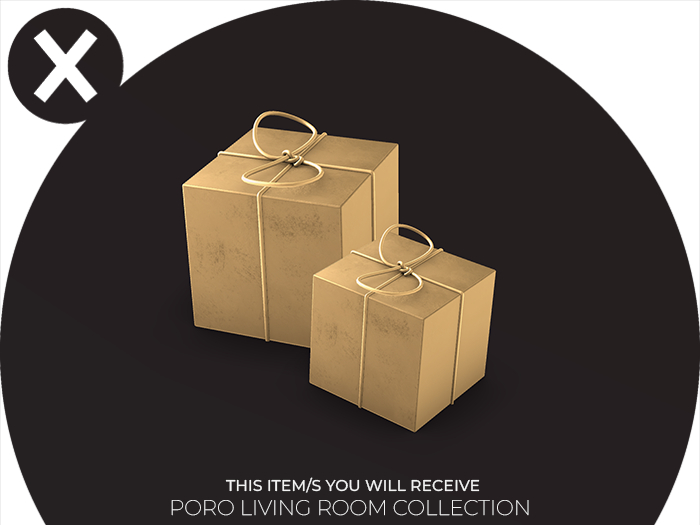 Second Life Marketplace - BLACK NEST / Poro Brass Gift Box