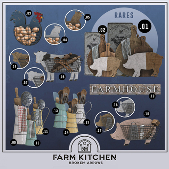 Second Life Marketplace - BROKEN ARROWS - Farm Kitchen - FATPACK