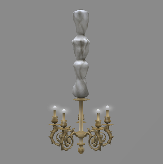 Second Life Marketplace - Meche Cozy Cottage Chandelier