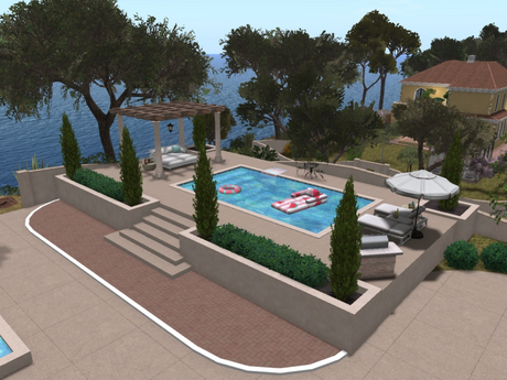 Second Life Marketplace - TLH Mediterranean Swimming Pool Crate