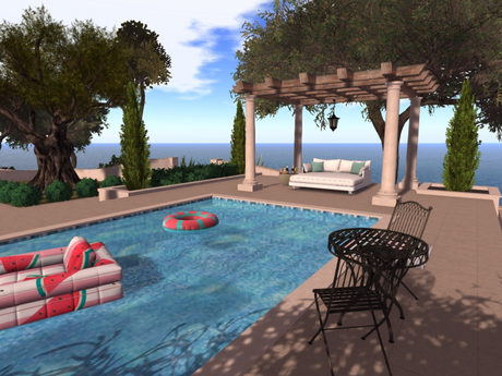 Second Life Marketplace - TLH Mediterranean Swimming Pool Crate
