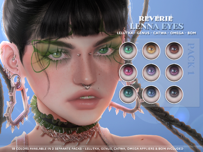 Second Life Marketplace - [REVERIE] Lenna Eyes #1
