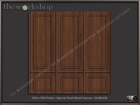 Second Life Marketplace - SPECIAL PANELLING WOOD TEXTURE SET - 01