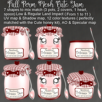 Second Life Marketplace - * Full perm Mesh * Cute Jam