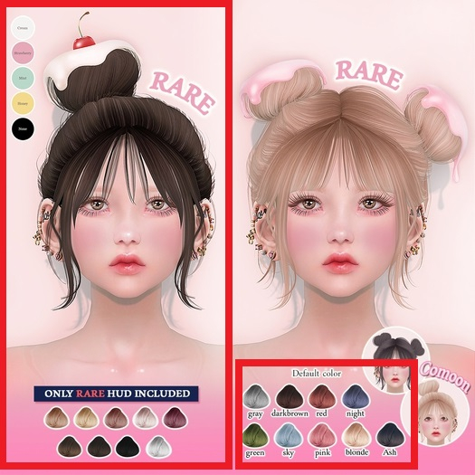 Second Life Marketplace - VCO ~ chouchou Hair _ RARE