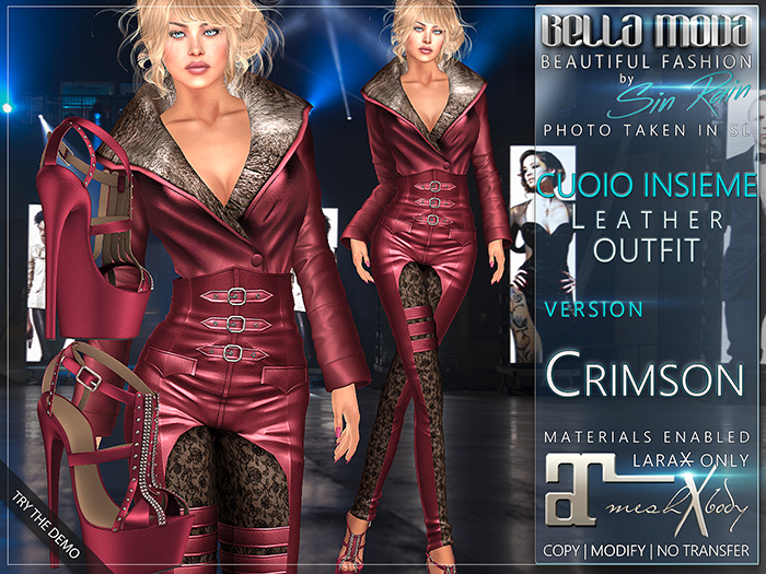 Second Life Marketplace - LaraX Only COPY/MOD Bella Moda - Cuoio ...