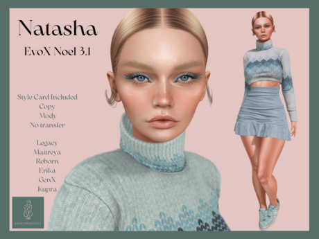 Second Life Marketplace - Natasha shape LelEvoX Noel 3.1- Legacy ...