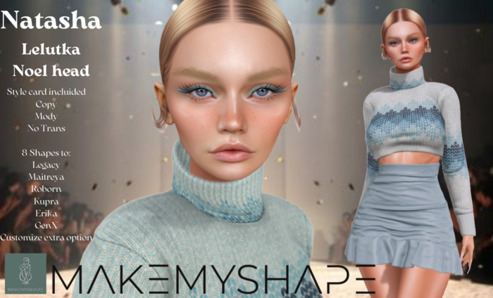 Second Life Marketplace - Natasha shape LelEvoX Noel 3.1- Legacy ...