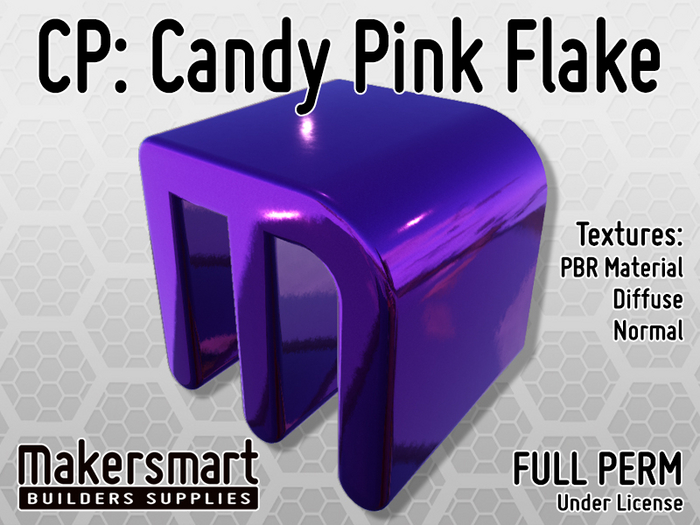 Second Life Marketplace - PBR Materials: CarPaint: Candy Pink Flake
