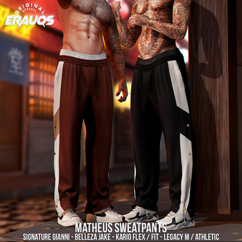 Second Life Marketplace - [ ERAUQS ] - Matheus Sweatpants - DEMO