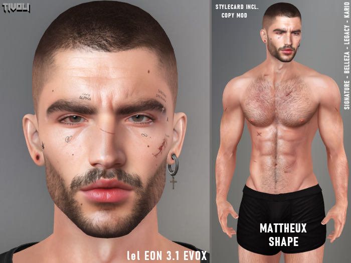 Second Life Marketplace - LELUTKA EON SHAPE 4.0 EVOX / TIVOLI INC