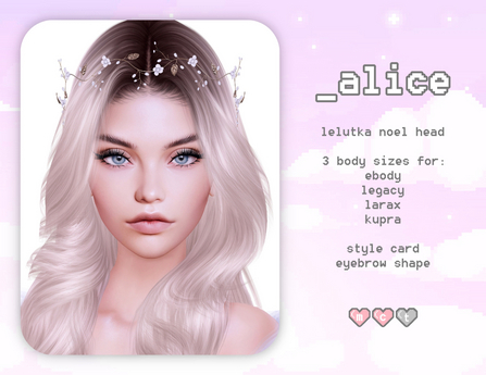 Second Life Marketplace - // LOULOU // Alice shape for LeLutka Noel ...