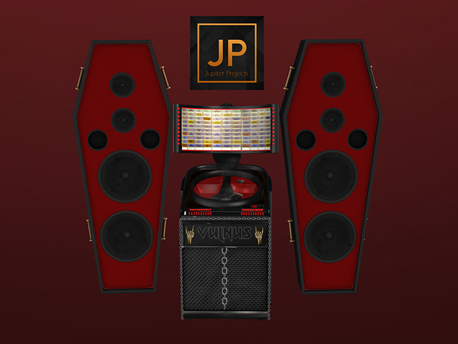 Second Life Marketplace - 05. - RARE - Gothabilly Juke Box W Songs