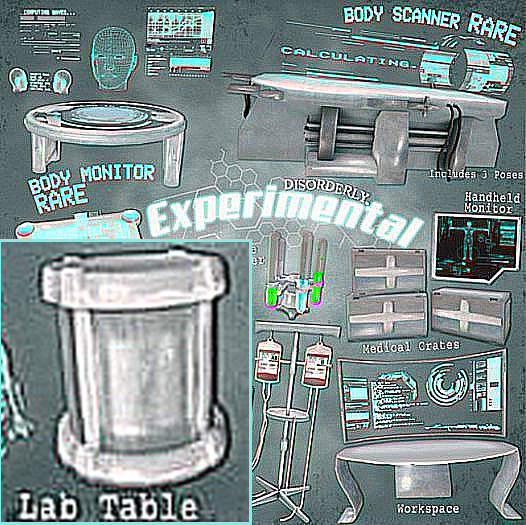 Second Life Marketplace - DISORDERLY. / Experimental / Lab Table