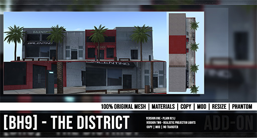 Second Life Marketplace - [BH9] - The District