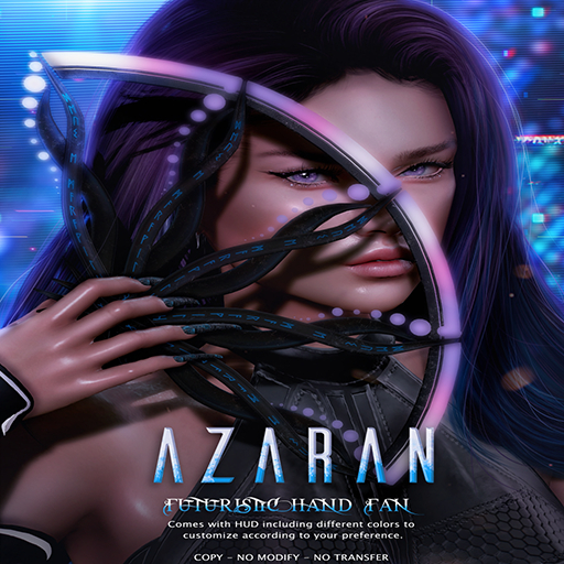 Second Life Marketplace - AZARAN - FUTURISTIC HAND FAN..
