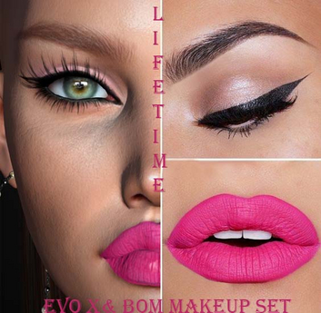 Second Life Marketplace - Lifetime Eyeshadow - Lipstic LEL Evo X BOM ...