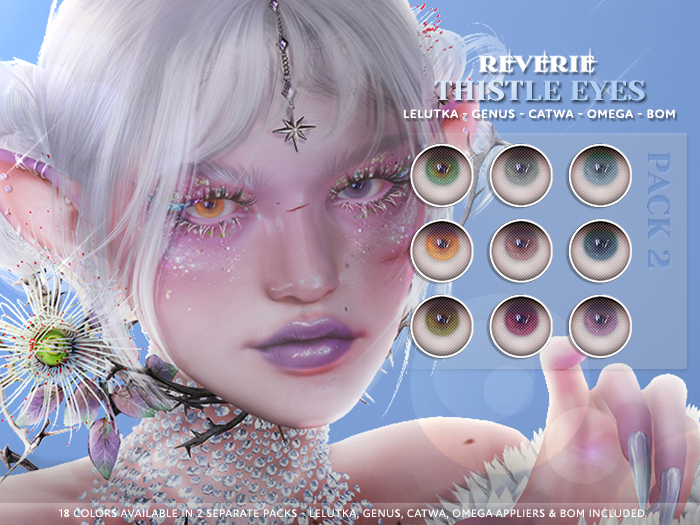 Second Life Marketplace - [REVERIE] Thistle Eyes #2