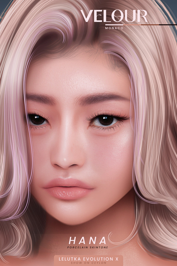 Second Life Marketplace - VELOUR: "HANA" SKIN for EVO X (DEMO)