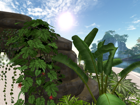 Second Life Marketplace - RW - Tropical Jungle arch gate *Kimokea* c/m