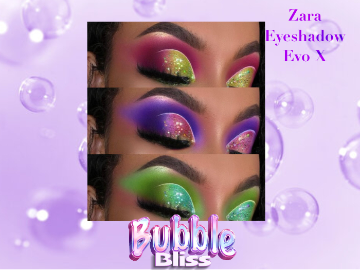 Second Life Marketplace - Bubble Bliss- Zara Eyeshadow Evo X {JUST ADD}