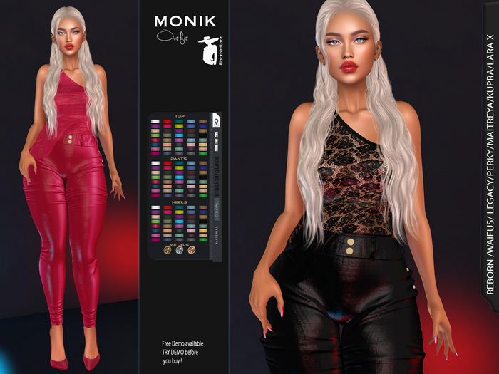 Second Life Marketplace - Promo>>Monik Outfit By BlackbirdLace