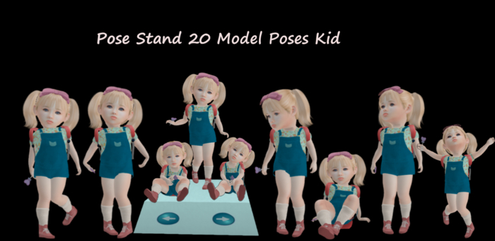 Second Life Marketplace - 20 Pose Stand Baby