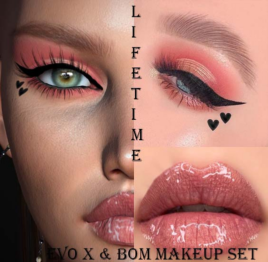 Second Life Marketplace - Lifetime Gift Valentine Eyeshadow Lipstic LEL ...