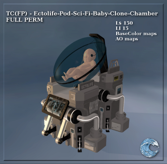 Second Life Marketplace - TC(FP) - Ectolife-Pod-Sci-Fi-Baby-Clone ...