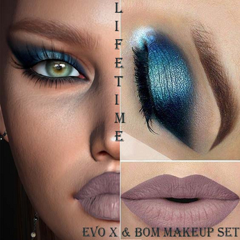 Second Life Marketplace - Lifetime Eyeshadow - Lipstic LEL Evo X BOM ...