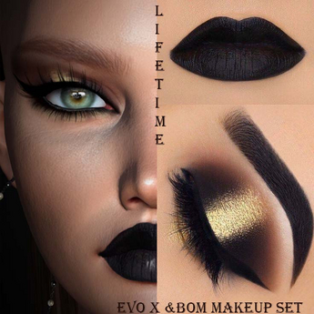 Second Life Marketplace - Lifetime Eyeshadow - Lipstic LEL Evo X BOM ...