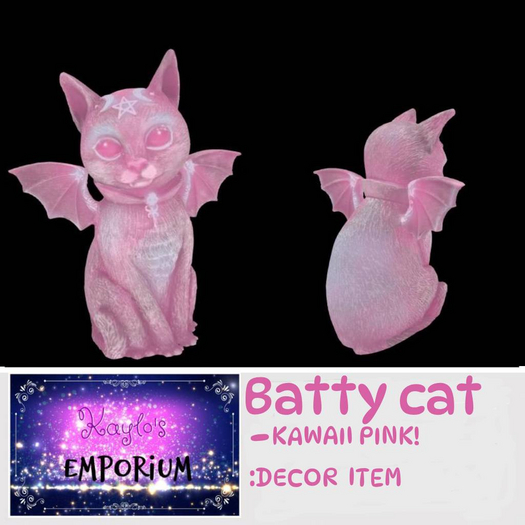 Second Life Marketplace - KE-BATTY CAT-KAWAII PINK