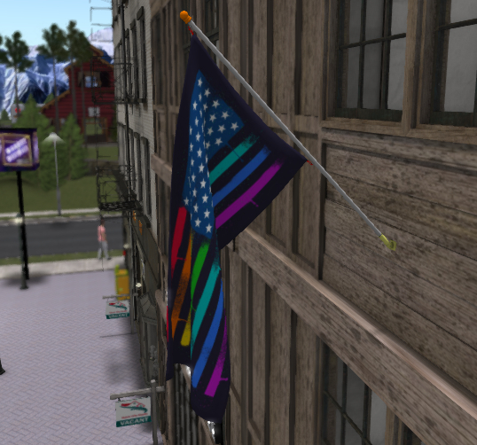 Second Life Marketplace - USA pride flag