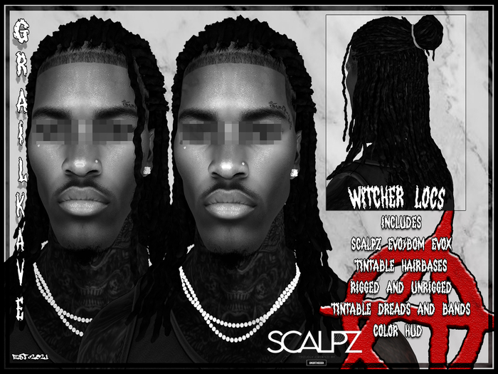 Second Life Marketplace - [GK] WITCHER LOCS [DEMO]