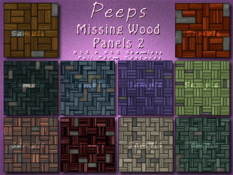 Second Life Marketplace - Peeps Textures Missing Wood Panels 2