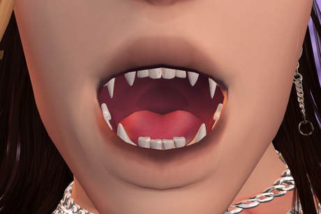 Second Life Marketplace - // FREYA'S STUFF // M4 Beast Teeth Mars ...