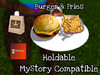Second Life Marketplace - Burger & Fry Meal {MyStory} Holdable