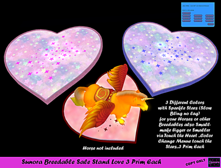 Second Life Marketplace - Sunora Breedable Sale Stand Love