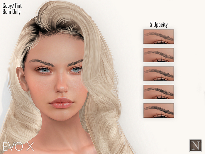 Second Life Marketplace - [Nerium] Model Brows - Sara (EvoX)
