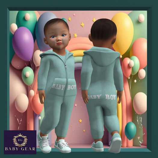 Second Life Marketplace - Zooby Child Av - Baby Boy Set Texture Hud ...