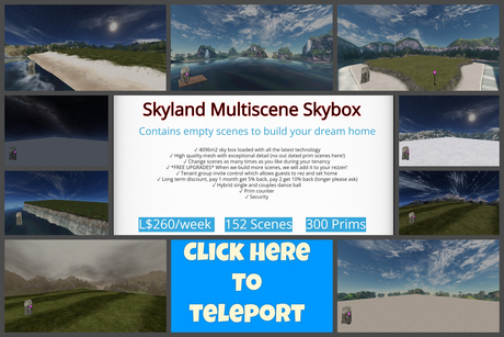 Second Life Marketplace - Titchys Dreams Rentals Gift Card - Skyland