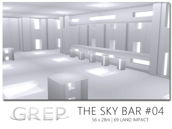 Second Life Marketplace - *+:. GREP .:+* The Sky Bar [ 004 ]